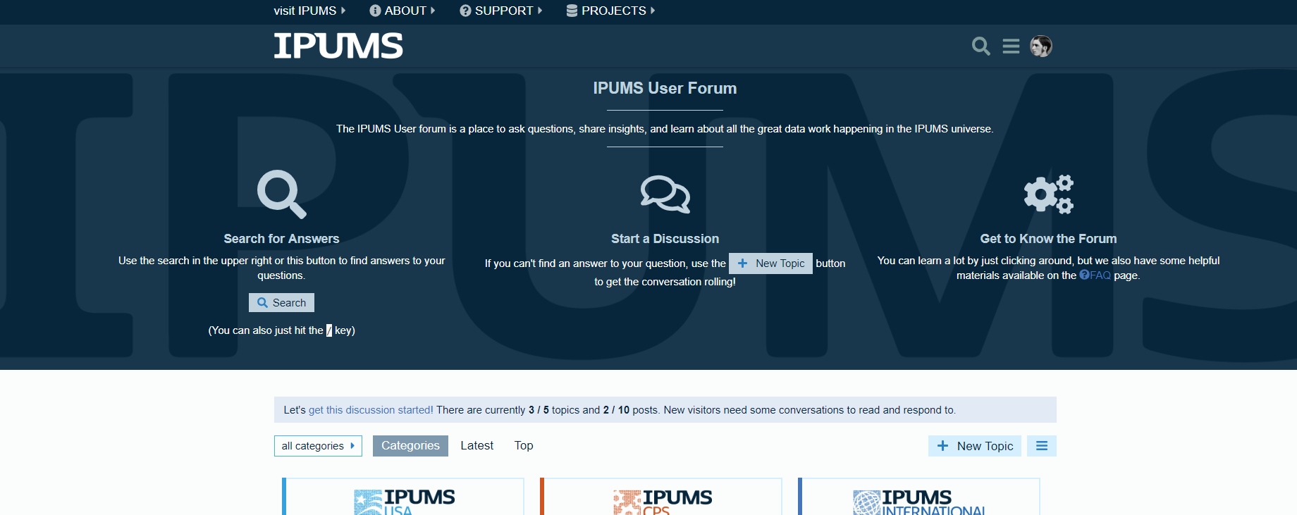 The New IPUMS Forum – Use It for Good