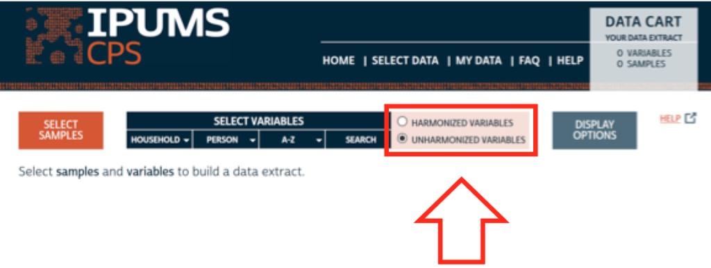 IPUMS CPS Now Offering Unharmonized Variables – Use It for Good